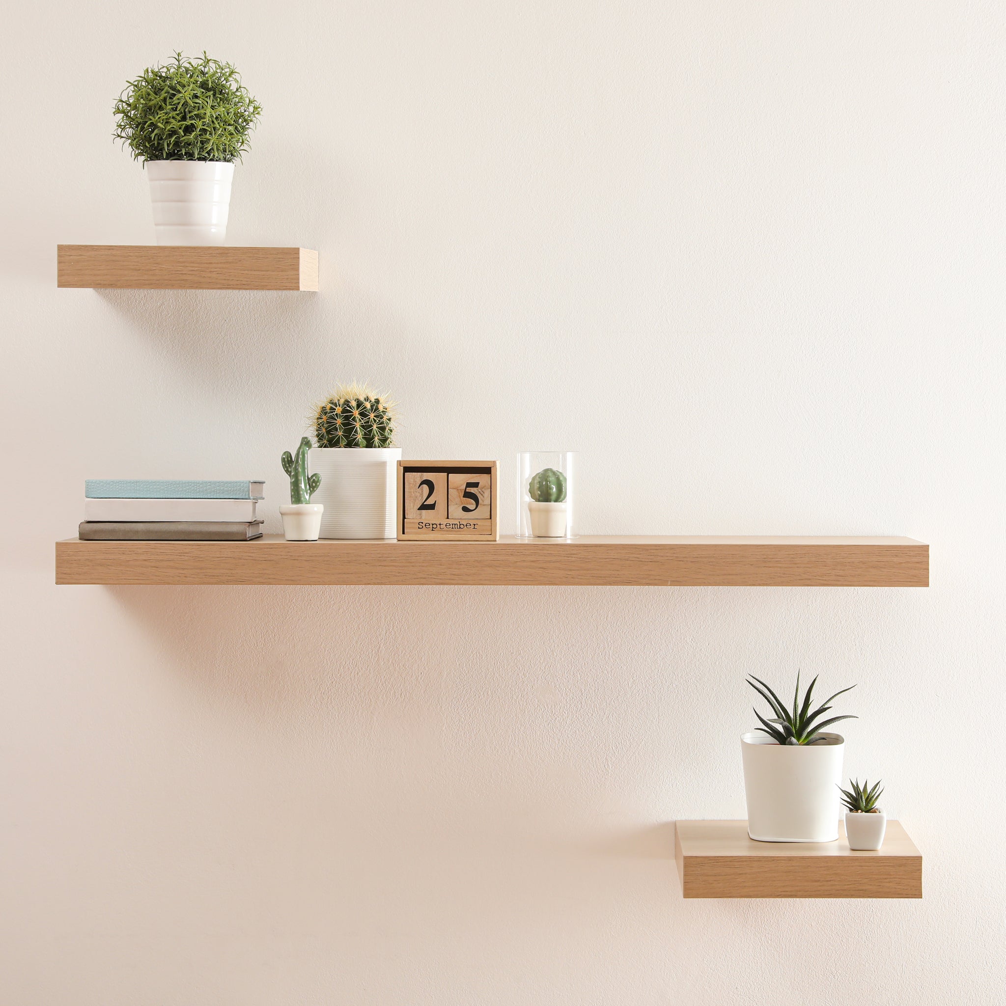 Floating Wooden Shelves - Ruby Furniture - Ruby Furniture